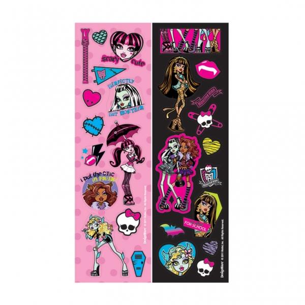 Monster high party stickers - 8 st - Zingland.se