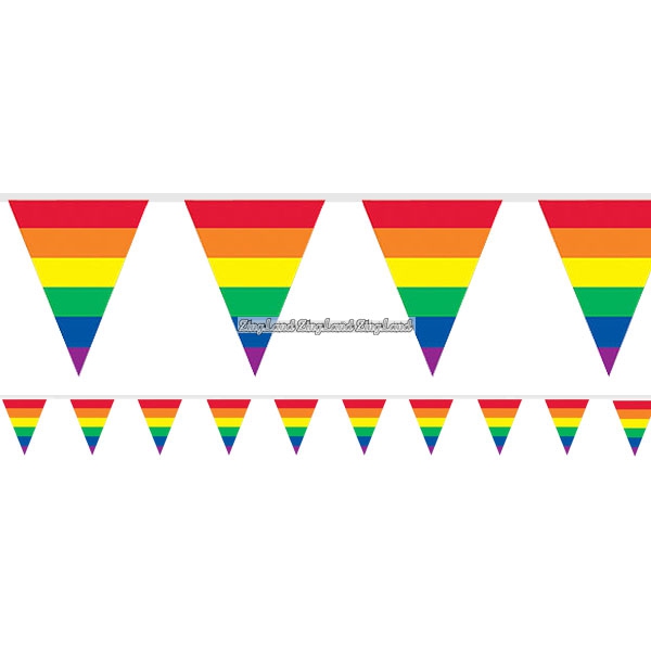 Rainbow vimplar - plast 3.65m - Zingland.se