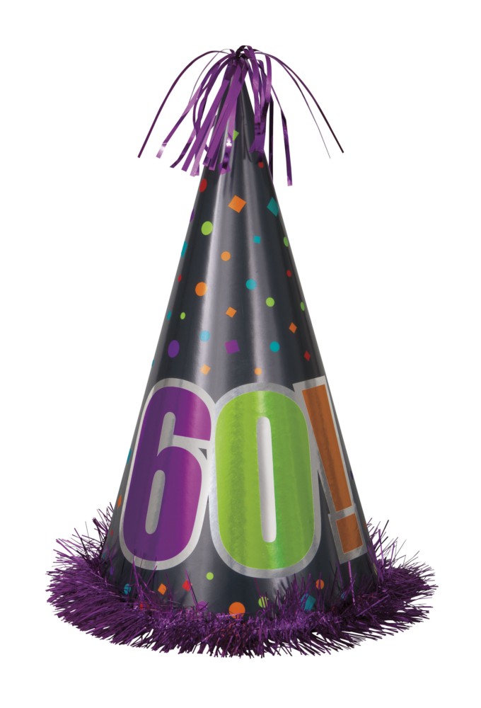 Jumbo partyhatt - 60! - 45 kr - Zingland.se