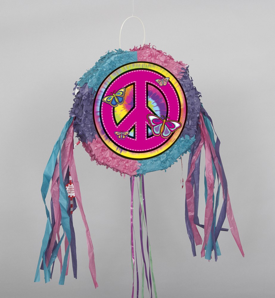 Pinata - Expanderbar peace med dragsnöre - Zingland.se