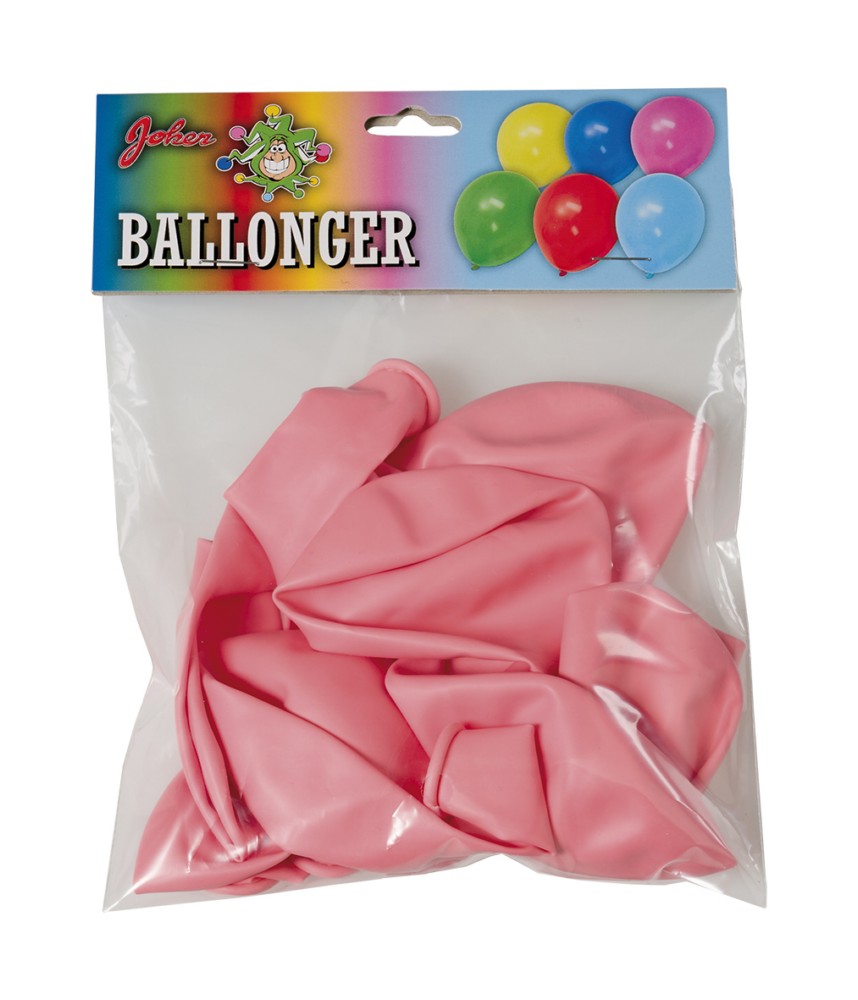 Rosa ballonger 10-pack - Zingland.se