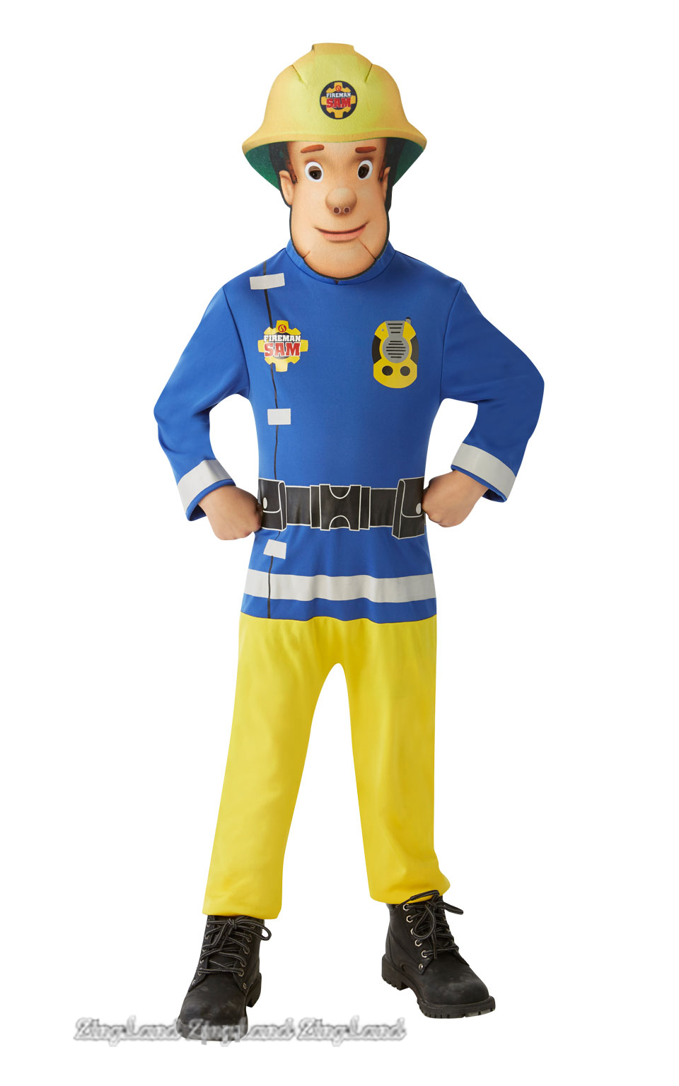 Brandman Sam maskeraddräkt - Barn - Zingland.se