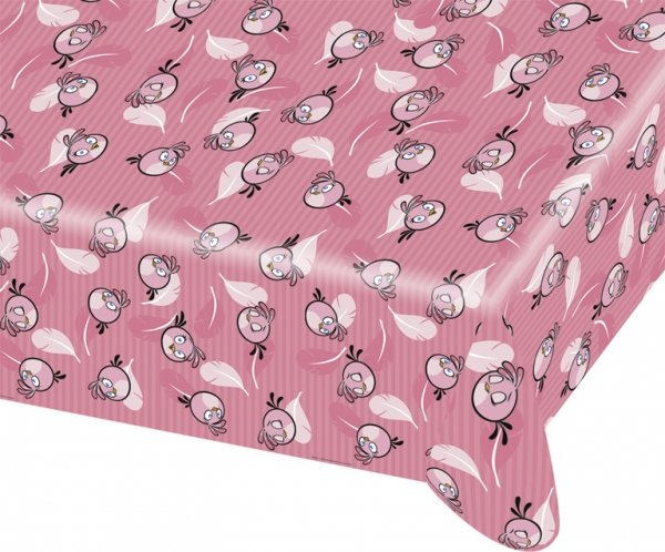 Angry birds Rosa Plastduk - 1.2m x 1.8m - Zingland.se