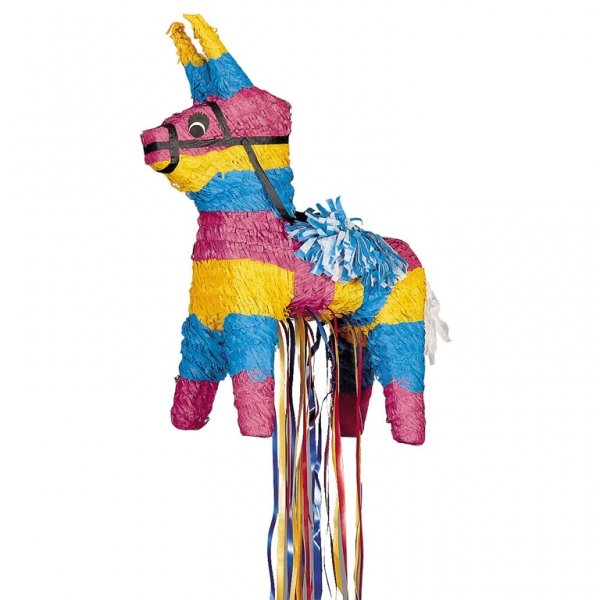 Åsna Burro pinata med dragsnören - Zingland.se