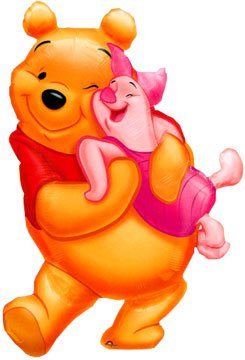 Folieballong - Nalle Puh Big Hug Shape - Zingland.se