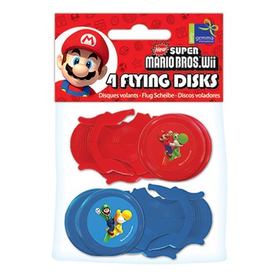 Super Mario brödrar frisbees - 4 st - Zingland.se
