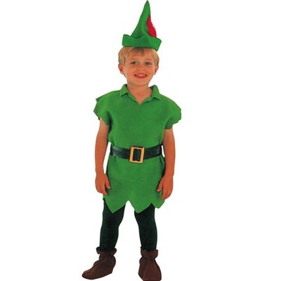 Robin Hood / Peter Pan maskeraddräkt 2-4 år - Zingland.se
