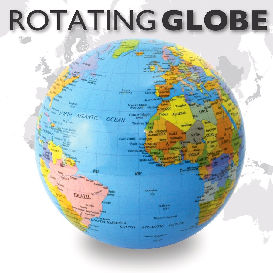 Magic Rotating Globe - Zingland.se