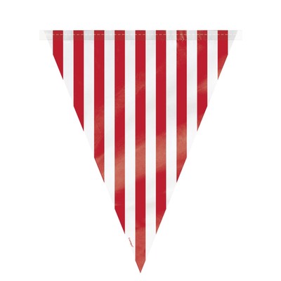 Vimpel - Röd och vit - Zingland.se