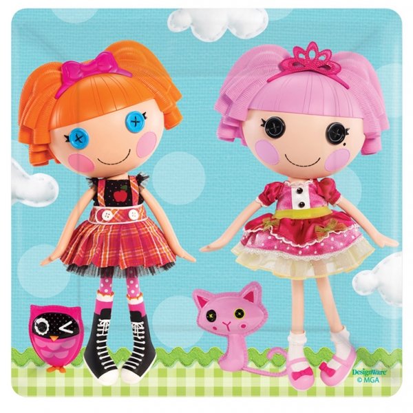 La La Loopsy desserttallrikar i papper 18cm - 8 st - Zingland.se