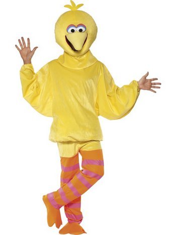 Sesame Street Big Bird maskeraddräkt - Medium - Zingland.se