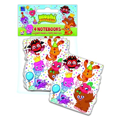 Moshi monsters anteckningsblock - 4 st - Zingland.se