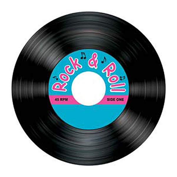 Rock & roll underlägg LP-skiva- 8 st - Zingland.se